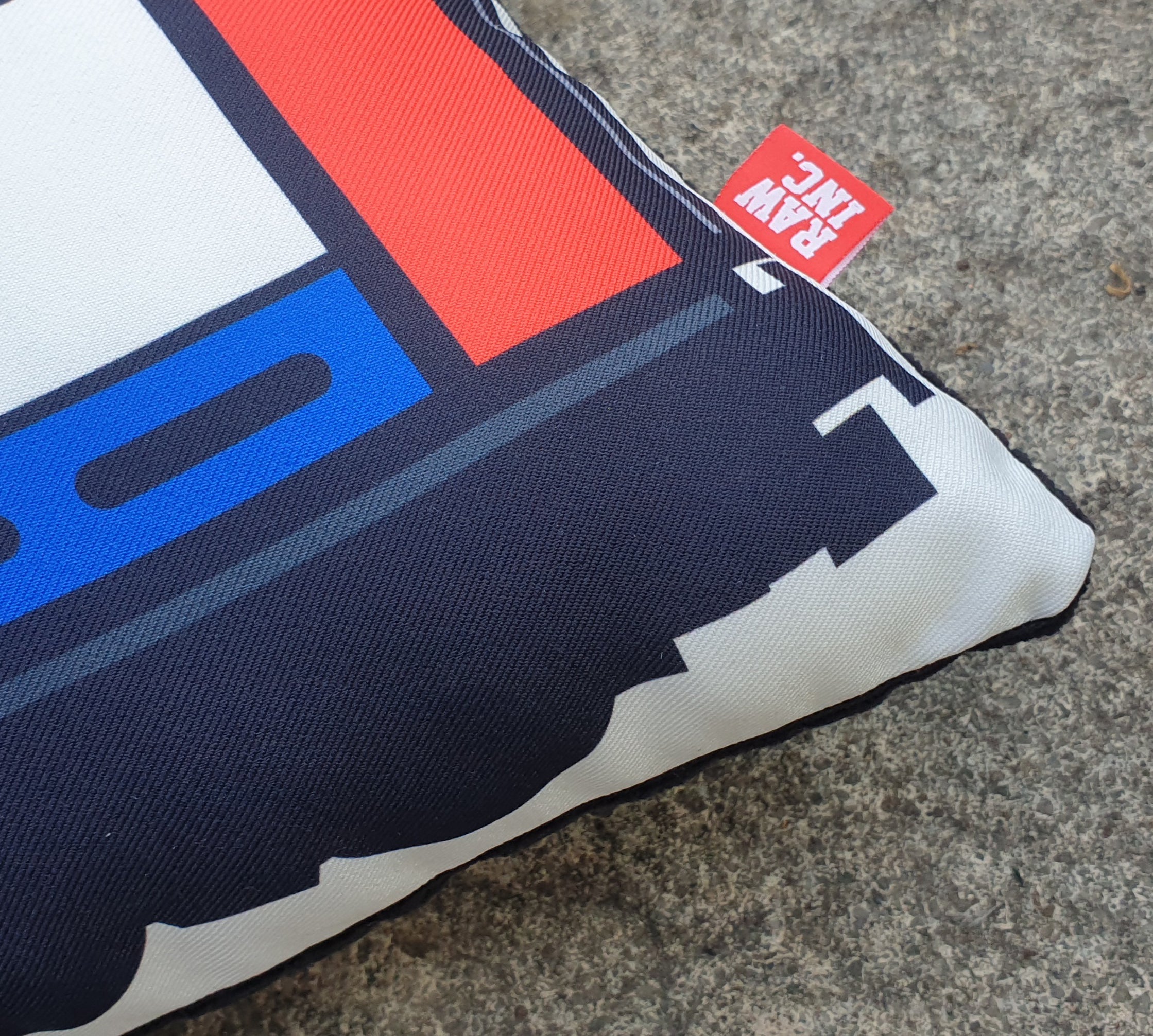 Raw Inc / UK London Underground 1992 Tube train cushion – Raw Inc.Intl
