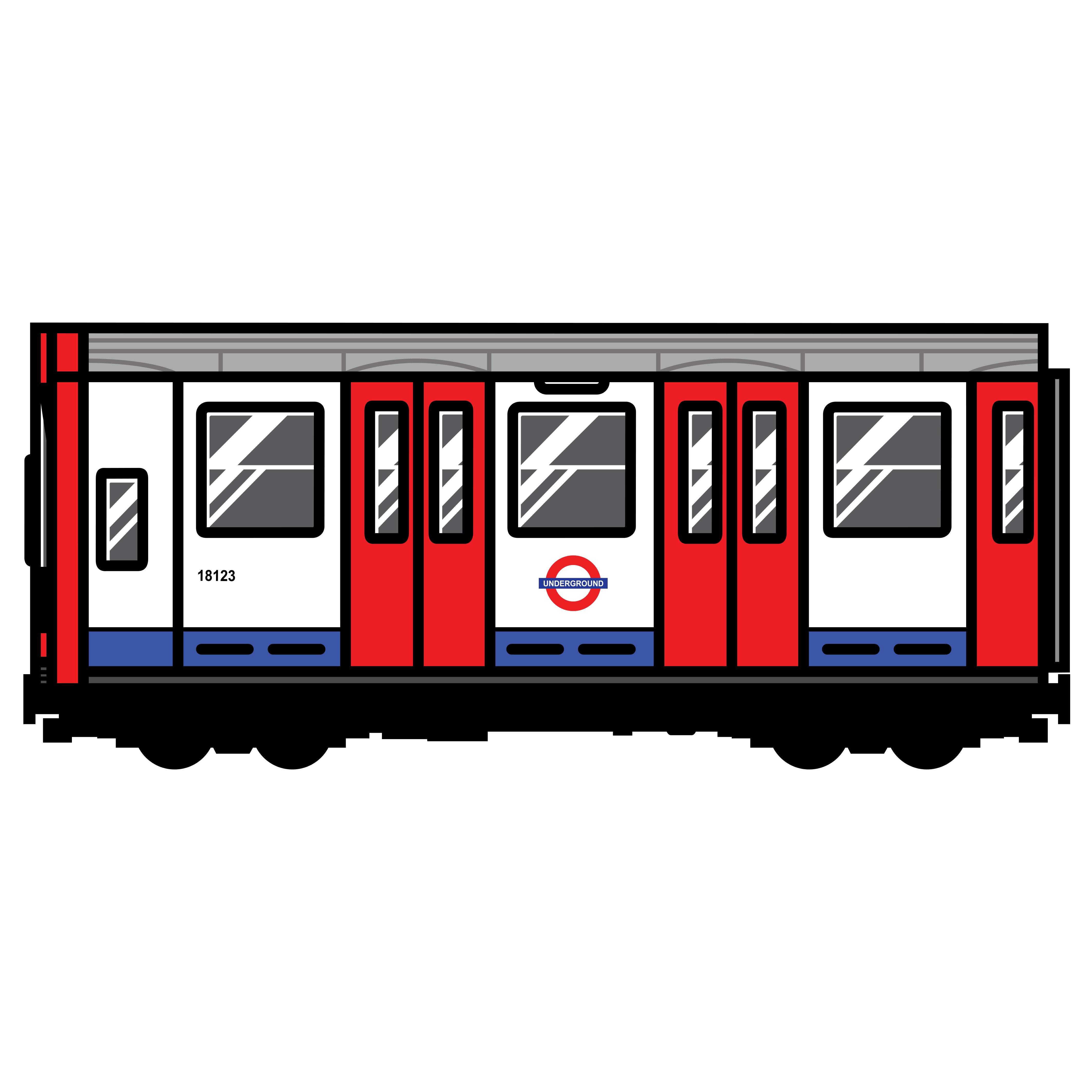 Raw Inc / UK London Underground 1992 Tube train cushion – Raw Inc.Intl